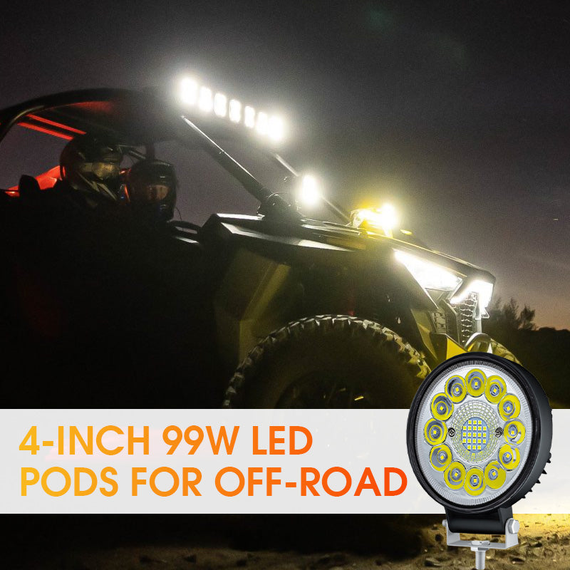 4-inch 99W LED Pod for Off-Road – britneed